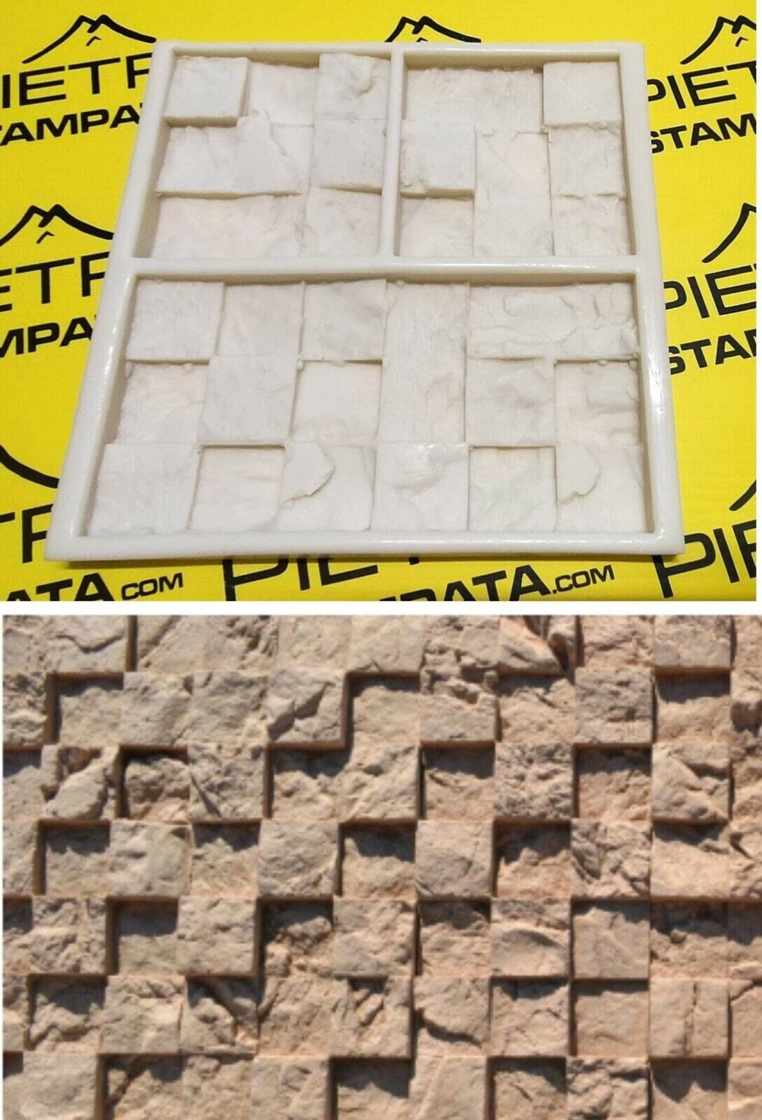 CONCRETE CEMENT PLASTER Mold Veneer Stone Mold Polyurethane Stone Mold ...