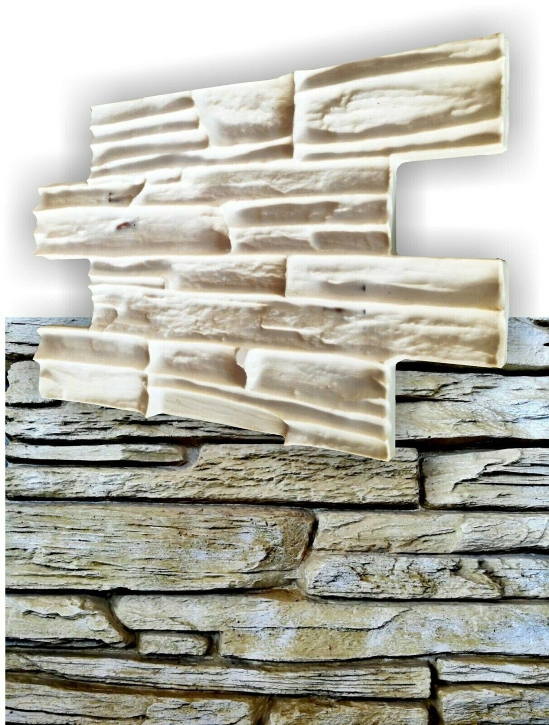 Concrete Vertical Stamp Mats Decorative Concrete Walls Veneer Stone ...