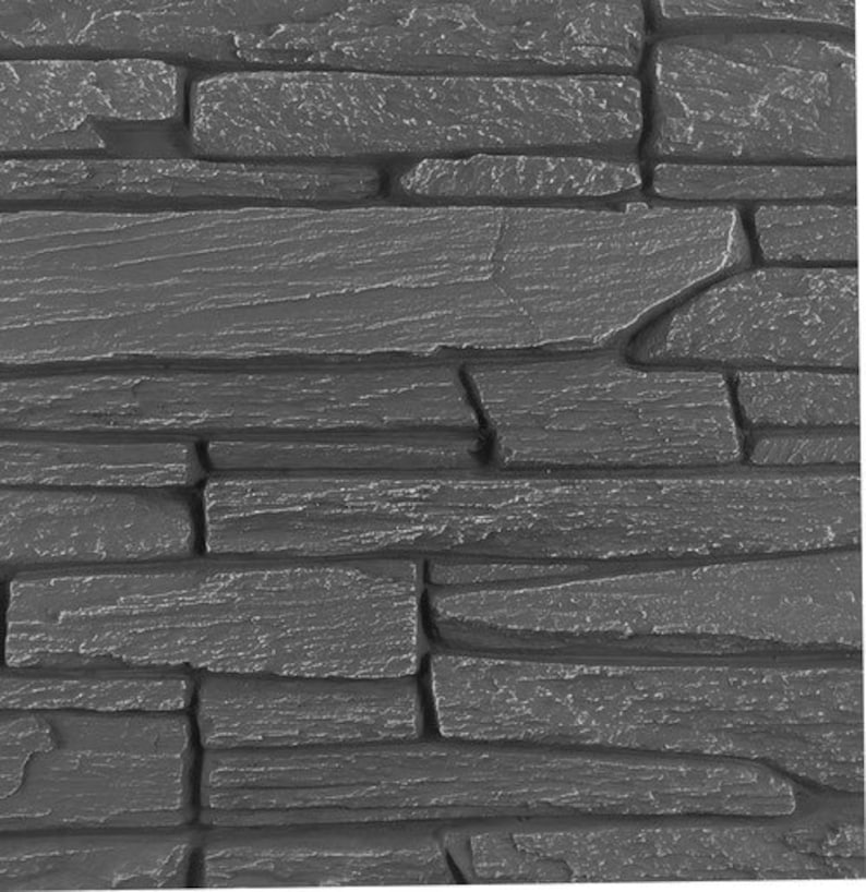 CONCRETE CEMENT PLASTER Mold Veneer Stone Mold Polyurethane Stone Mold ...