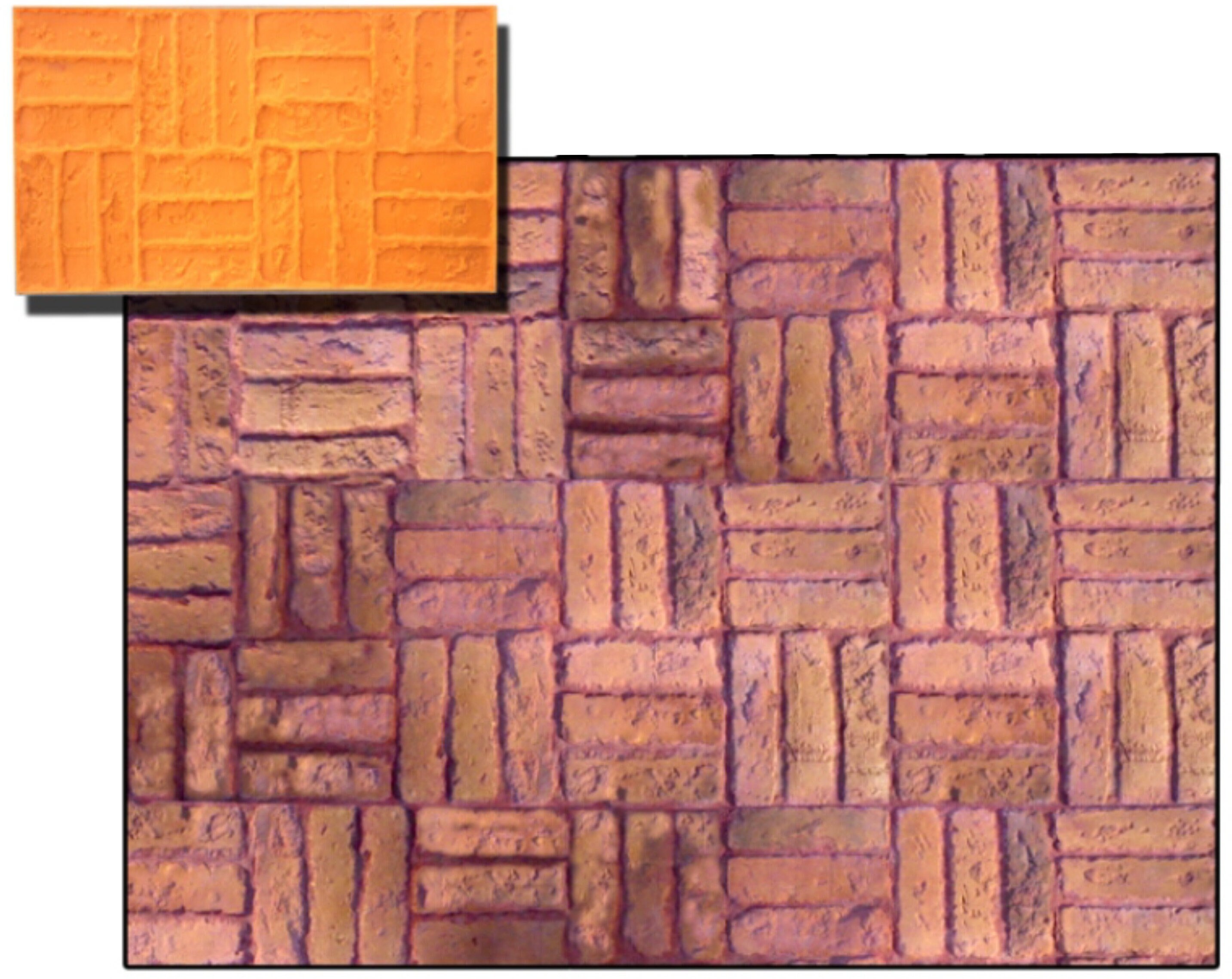 Concrete Vertical Stamp Mats Decorative Concrete Walls Veneer Stone ...