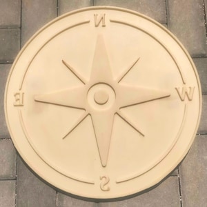 Concrete Cement Stamp Mats Concrete Rubber Stamp - Directional Compass ...