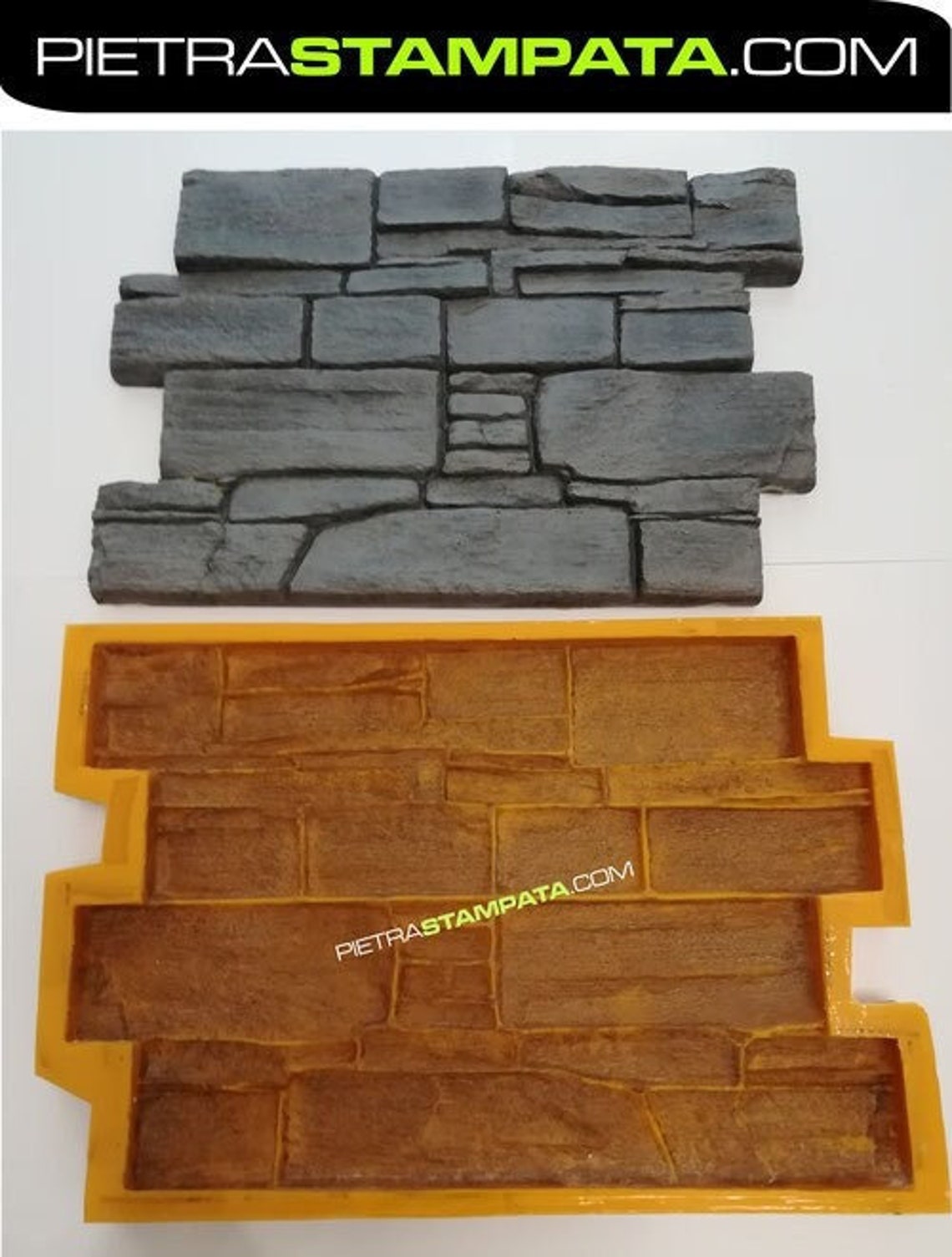 CONCRETE CEMENT PLASTER Mold Veneer Stone Mold Polyurethane Stone Mold ...