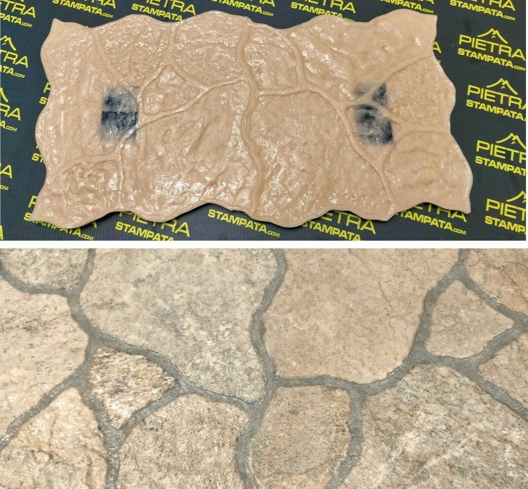 Rock Decorative Concrete Cement Imprint Texture Stamp Mat Floppy - Etsy