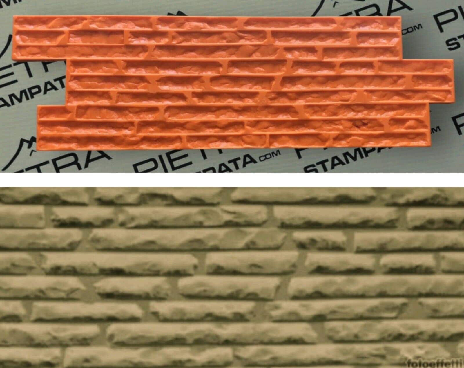 Concrete Vertical Stamp Mats Decorative Concrete Walls Veneer Stone ...