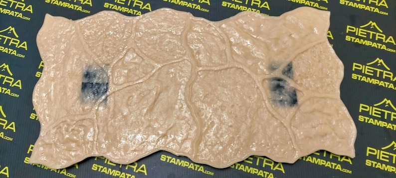 Rock Decorative Concrete Cement Imprint Texture Stamp Mat Floppy - Etsy