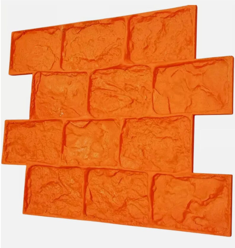 Concrete Vertical Stamp Mats Decorative Concrete Walls Veneer Stone ...
