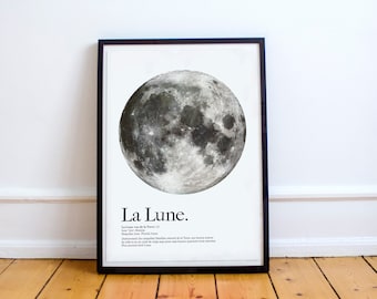 Rare Full Moon on Christmas Day Print Poster - Etsy
