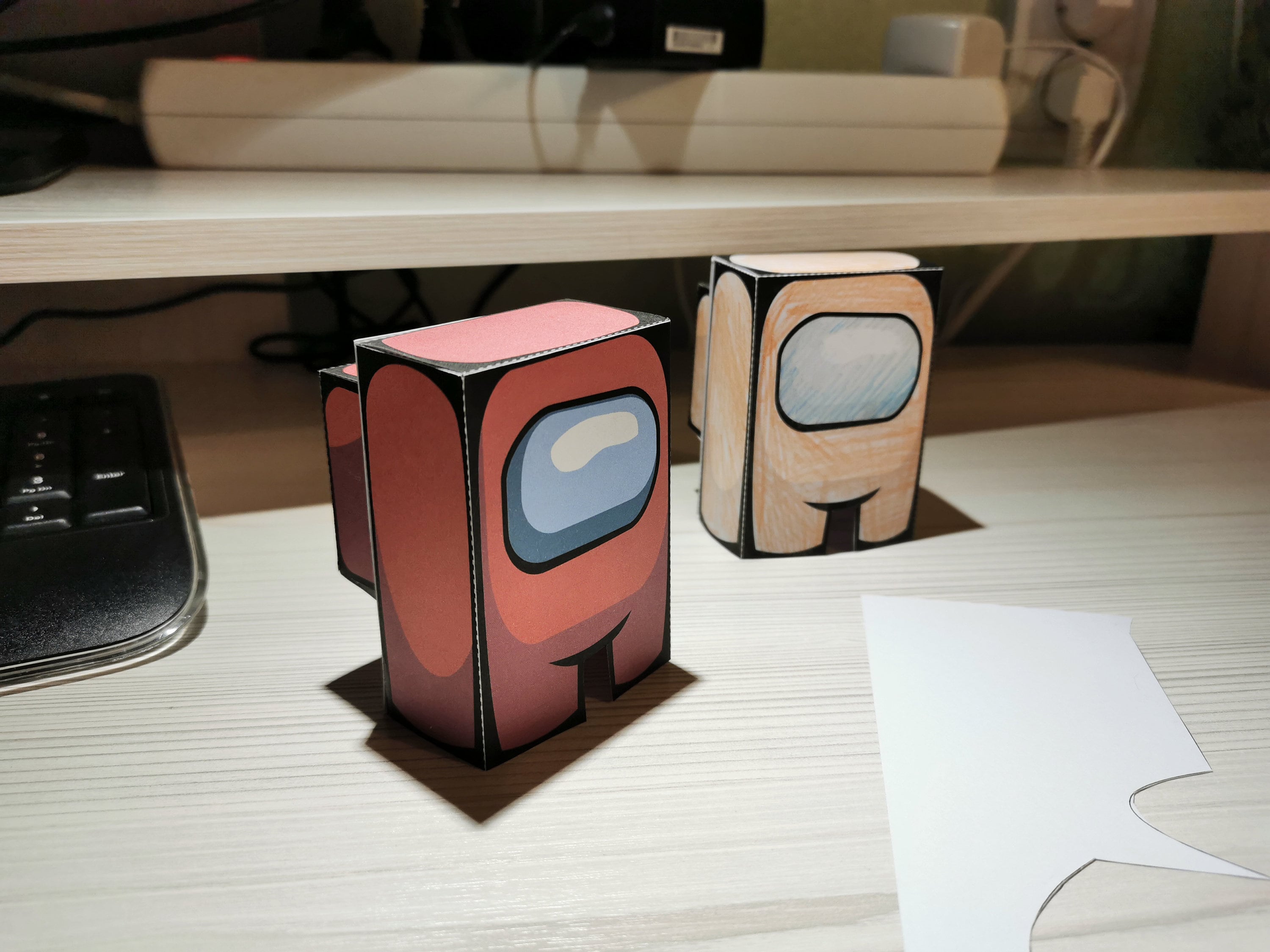 papercraft among us Editable among us birthday invitation among us ...