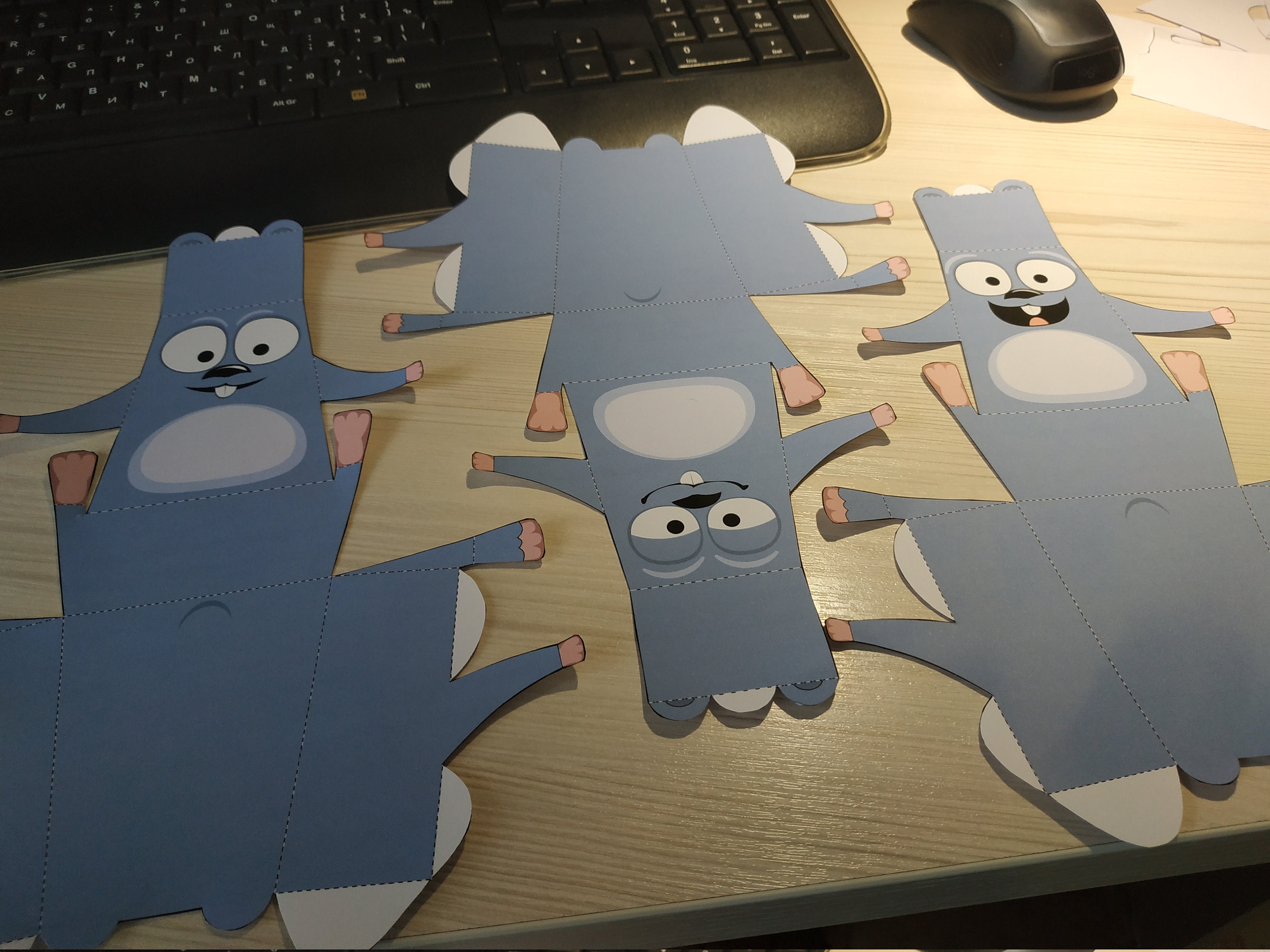 DIY Lemmings Paper Toy Fanart Favor Box for The Lemmings | Etsy