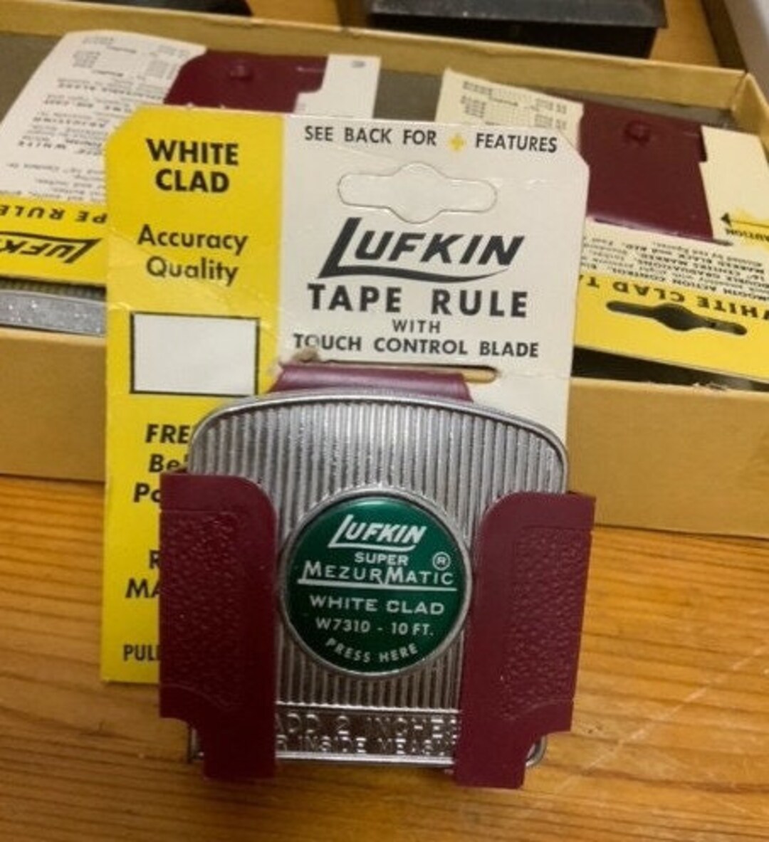 New Old Stock Lufkin 10 FT Tape Measure - Etsy