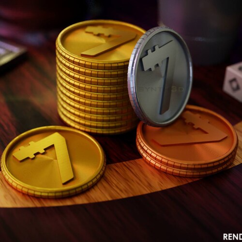 Sabacc Coin Chip imperial - Etsy