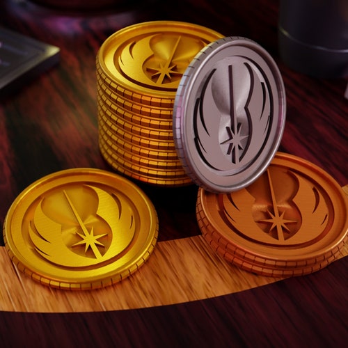 Sabacc Coin Chip imperial - Etsy