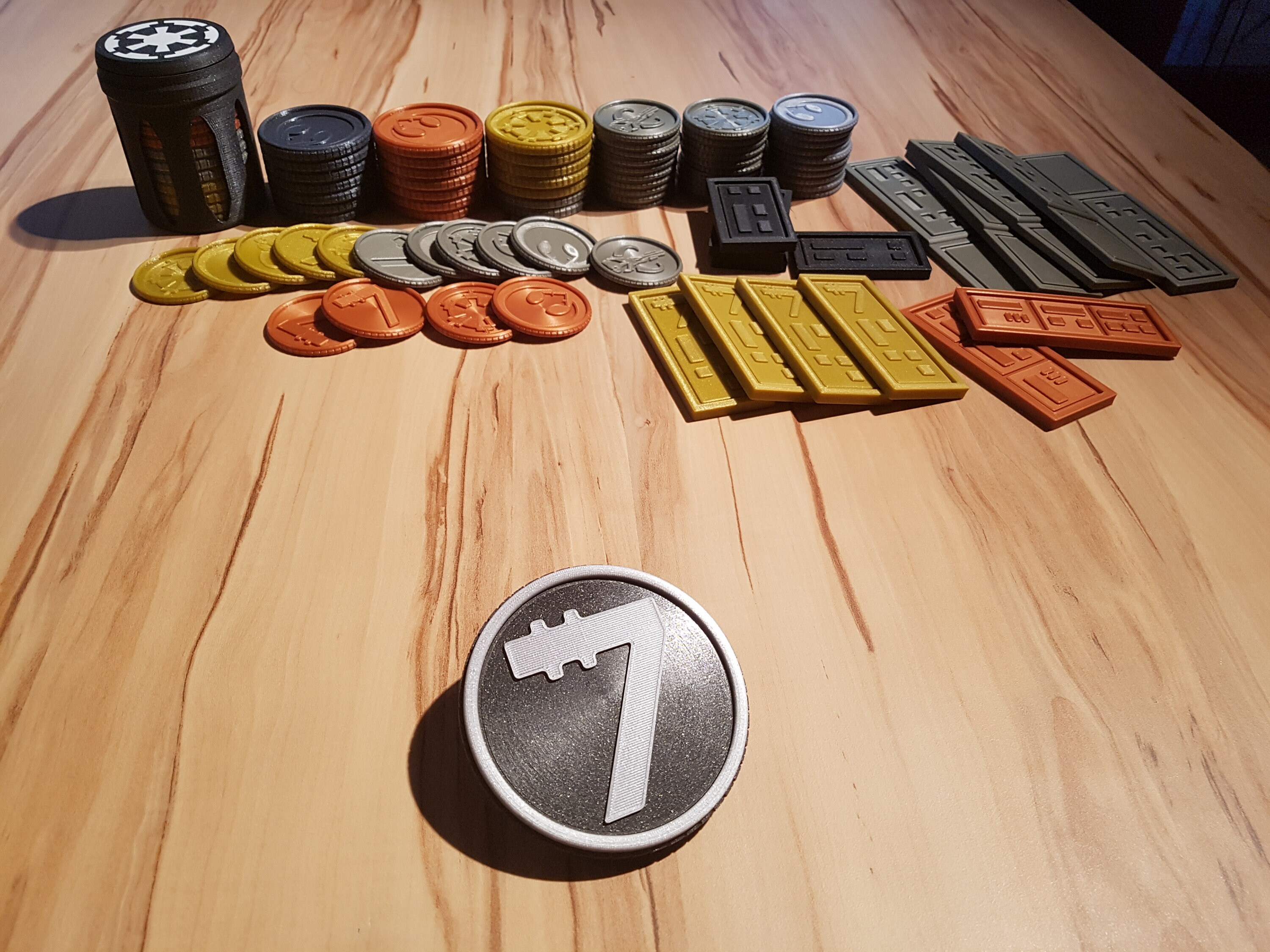 Sabacc Token blind Indicator Coin Two Sided | Etsy