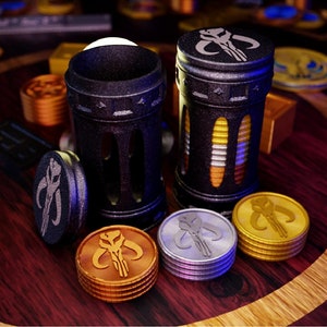 Sabacc Coin Holder mandalorian - Etsy