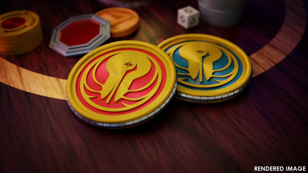 Sabacc Token shift Indicator Coin Two Sided - Etsy