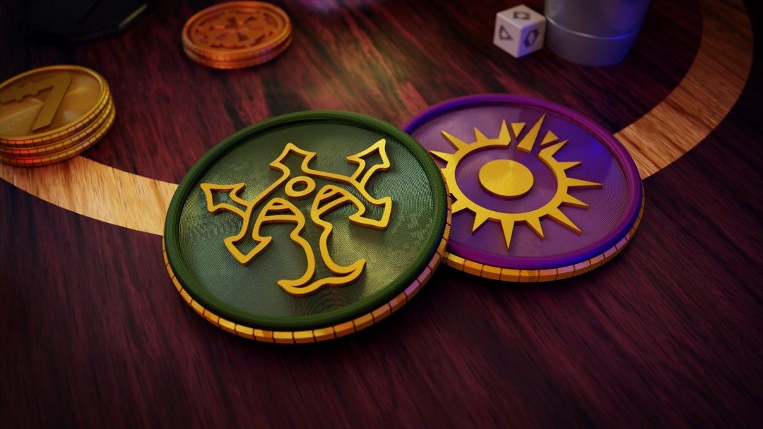 Sabacc Token faction Indicator Coin Black Sun & Hutt Cartel - Etsy Canada