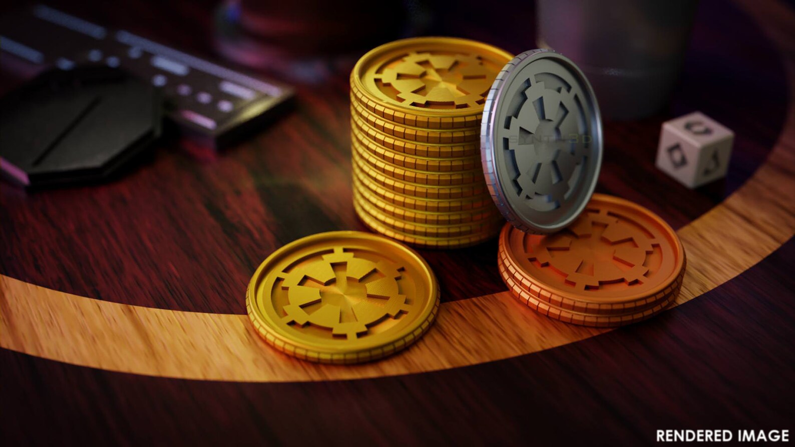 Sabacc Coin Chip imperial - Etsy