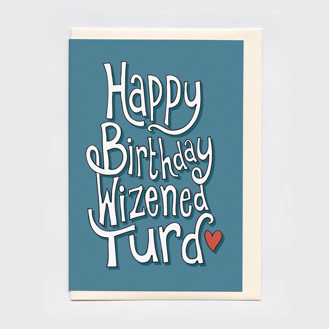 Funny Wizened Turd Birthday Card: Gandalf the Poo - Etsy