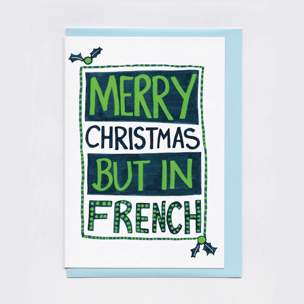 French Christmas Card - Etsy UK