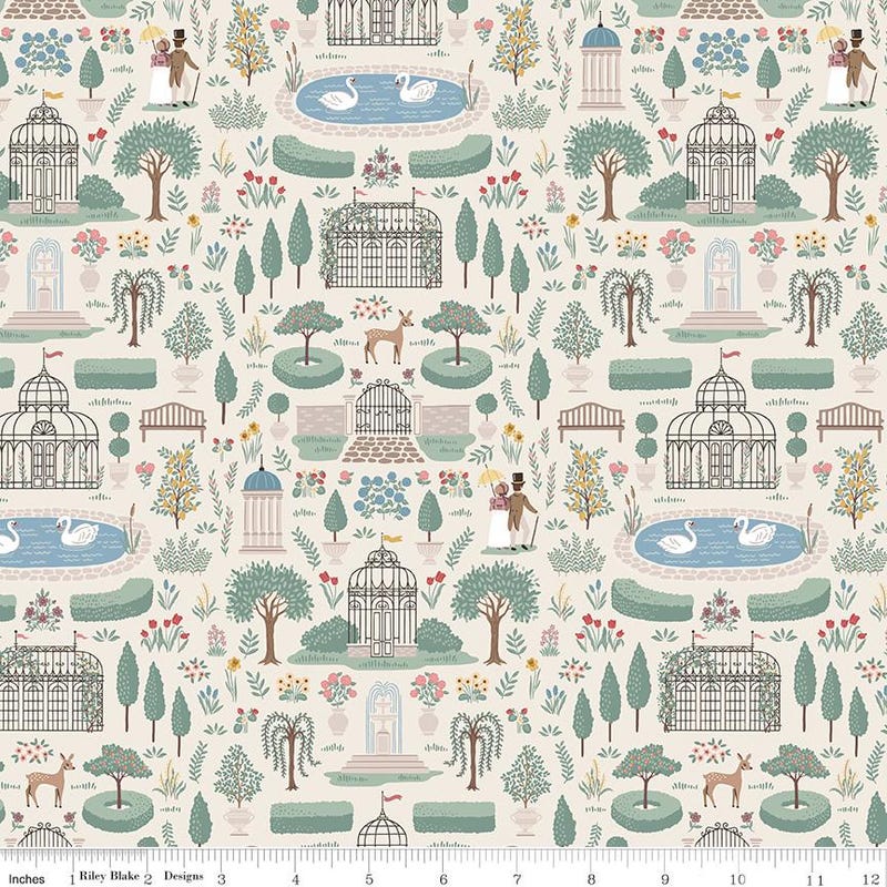 Jane Austen Fabric - Etsy