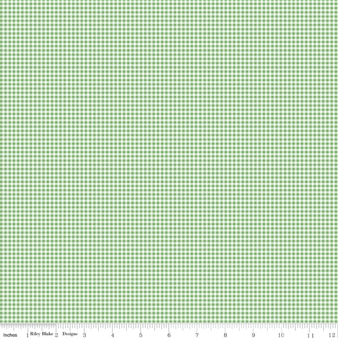 Notting Hill Gingham Green - Diary of a Quilter for Riley Blake Designs ...