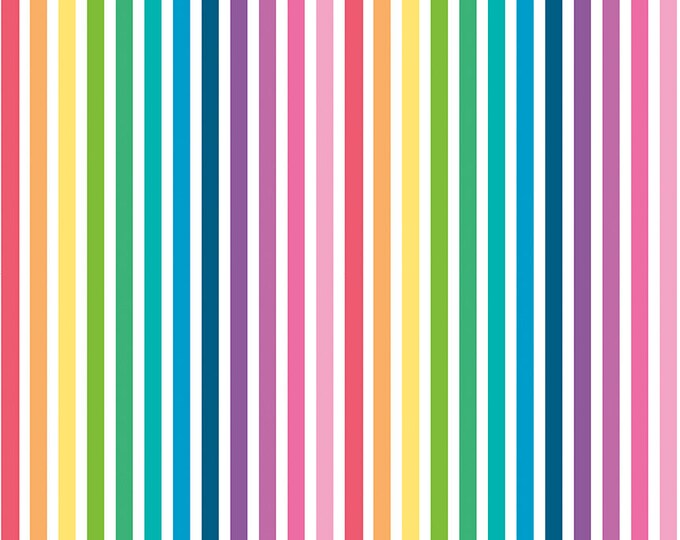 Make Rainbow Stripe by Kristy Lea for Riley Blake Designs - Select ...