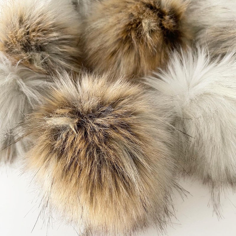 Fur Pom Pom - Etsy