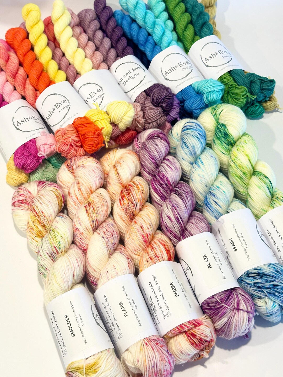 PERSONAL DESTASH Ash and Eve Designs Baby Dragons Club Posh Sock Sets ...