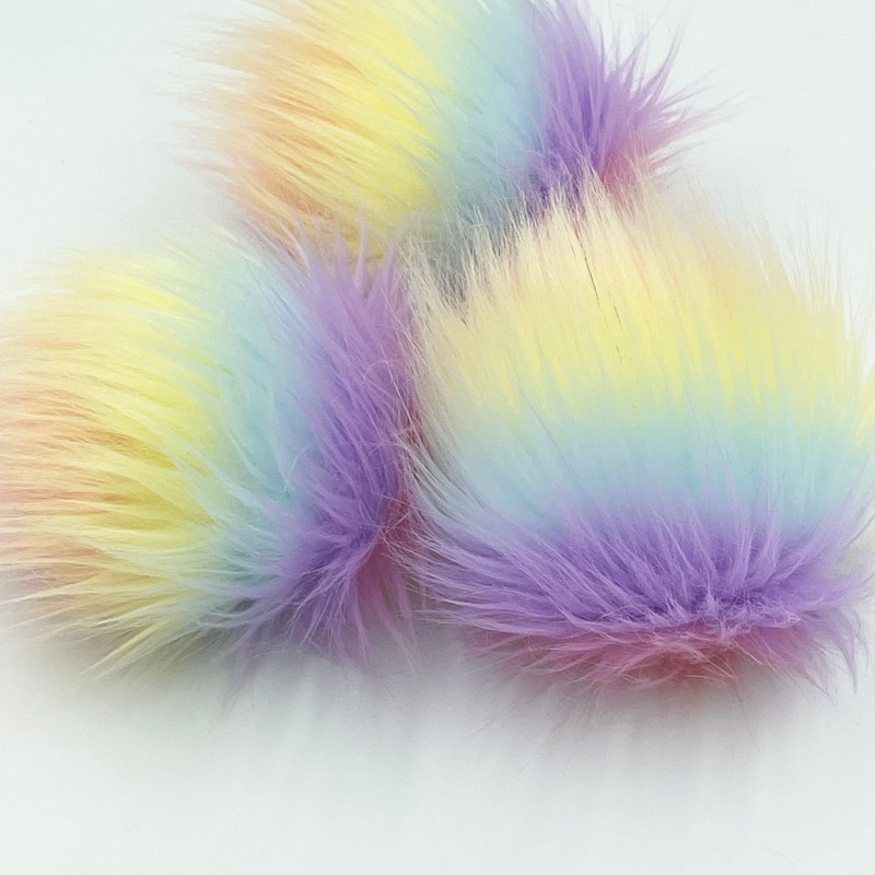 Rainbow Pom Poms - Etsy