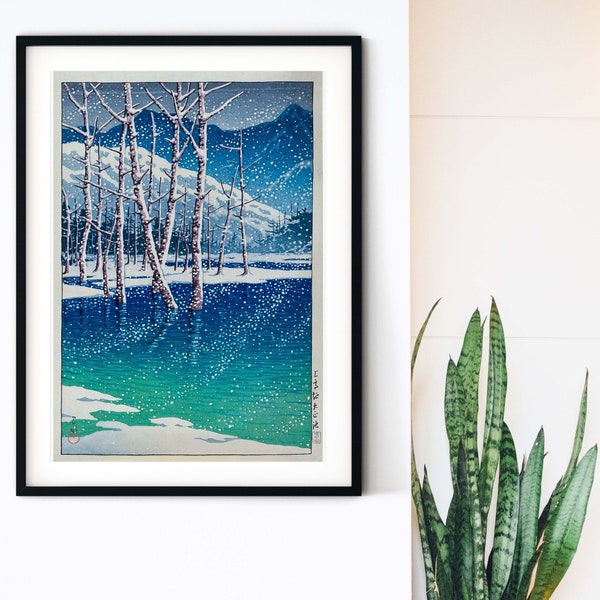 Ukiyo E Art Winter - Etsy UK