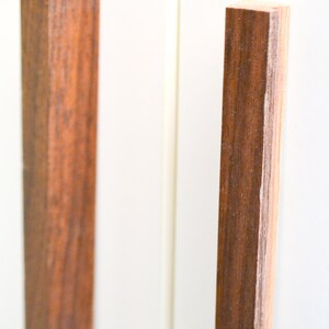 Large 50cm to 100cm Long Walnut Wood Drawer Handles, Furniture or ...