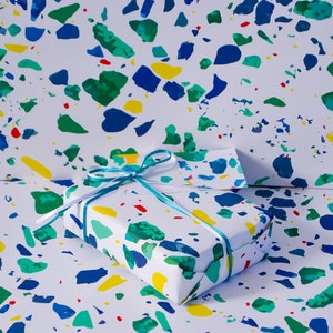 Happy Birthday White Terrazzo Birthday Card, Dad Birthday Card, Female ...