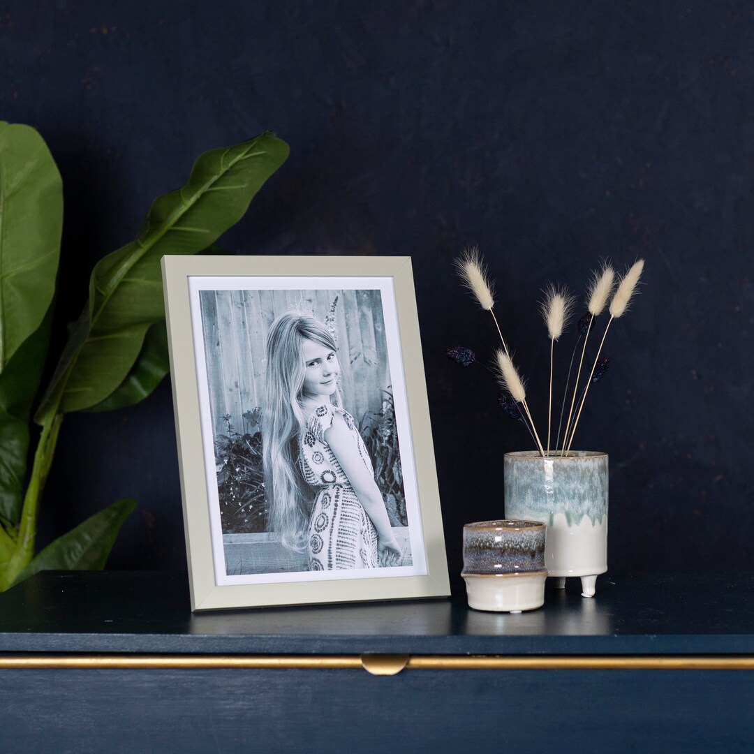 Grey Picture Frame, A5, A4, A3 Grey Wood Frame, Grey Photo Frame ...