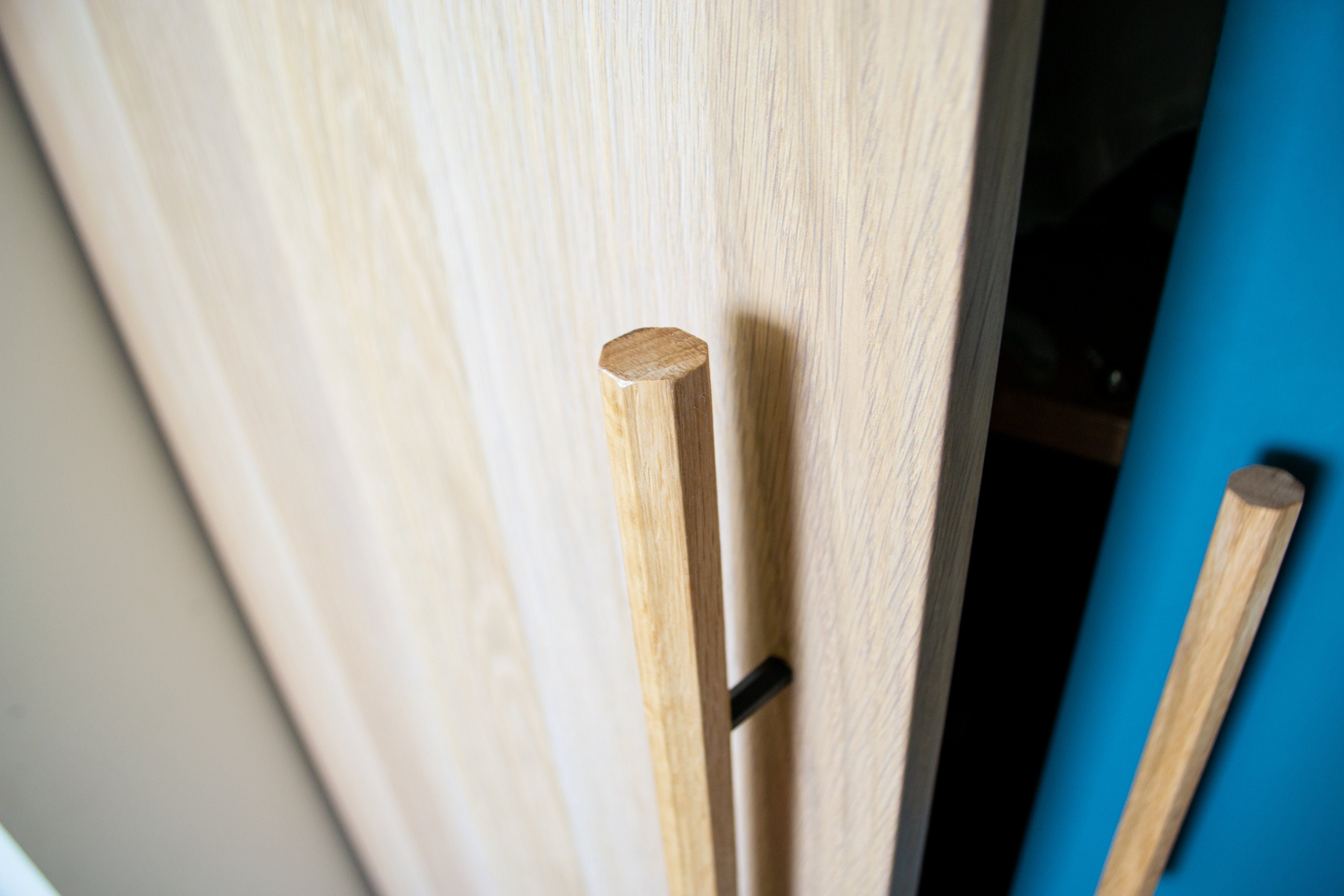 Geometric Oak Wood Drawer Handles Minimalist Handle Modern - Etsy UK