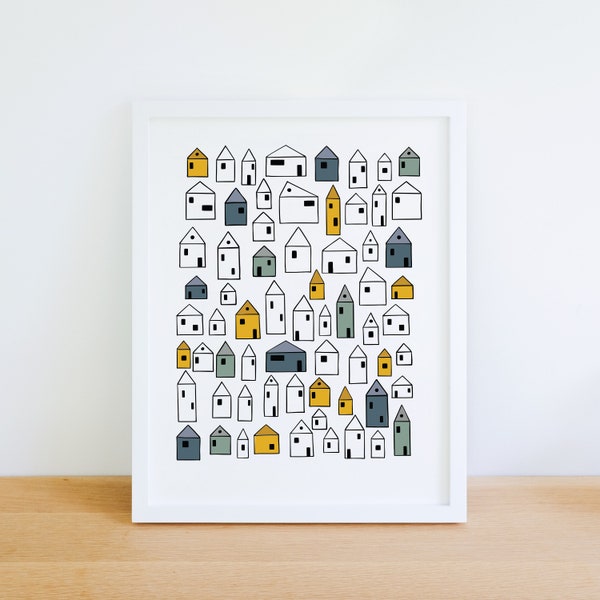Custom House Print - Etsy UK