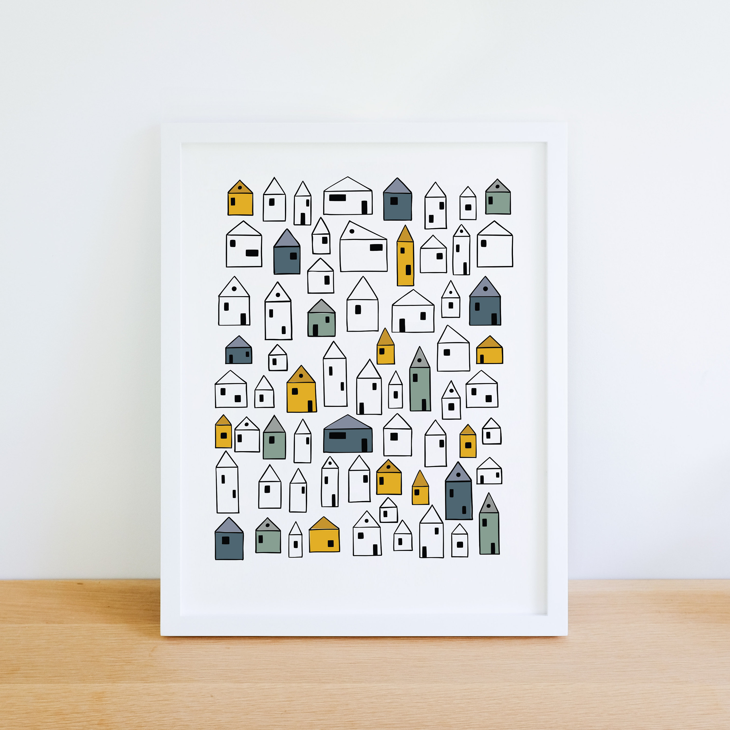 Personalised House Print, Little House Print House Warming Gift , New ...