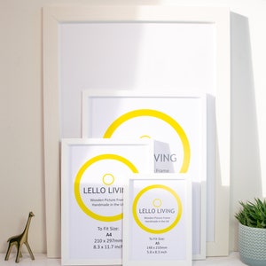 Large White Picture Frame, A2 White Frame, White Photo Frame, White ...