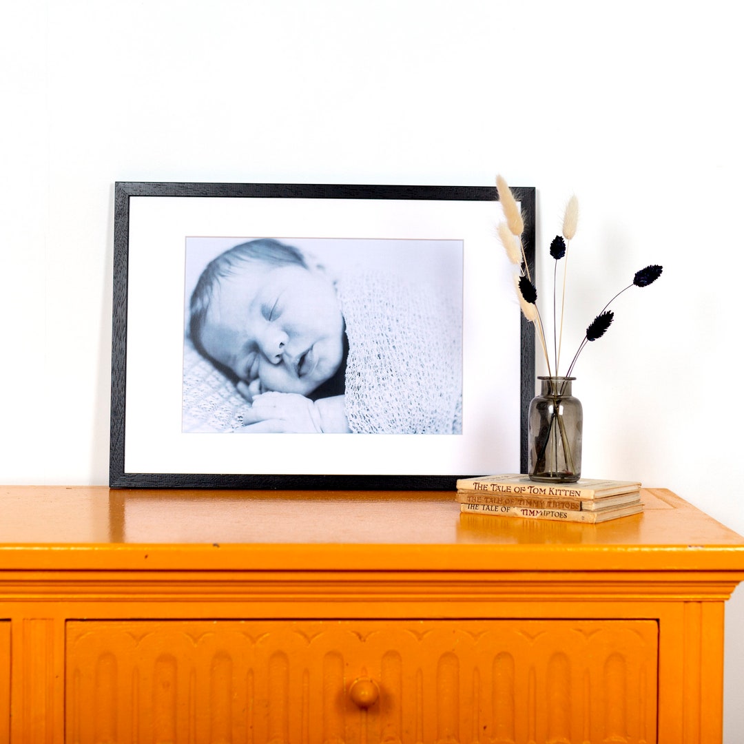 Large Black picture frame, A2 Black frame, Black poster frame, high ...