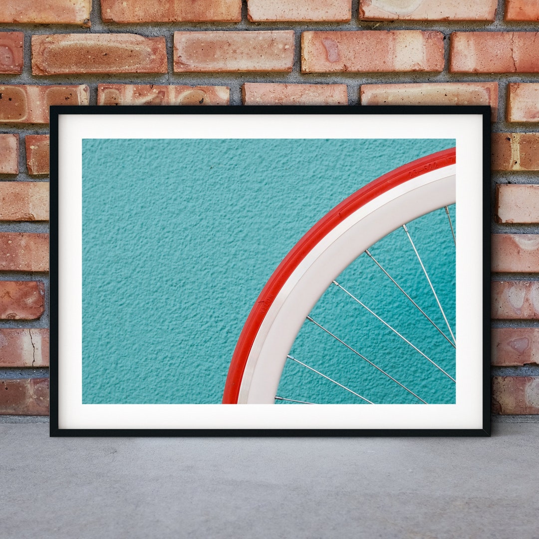 Digital Download Bike Wall Art, Modern Bicycle Printable Poster ...