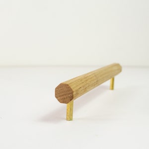 Geometric Oak Wood Drawer Handles Minimalist Handle Modern - Etsy