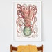 Framed Print, Vintage Cuttlefish Print, Scientific Biology Nautical ...