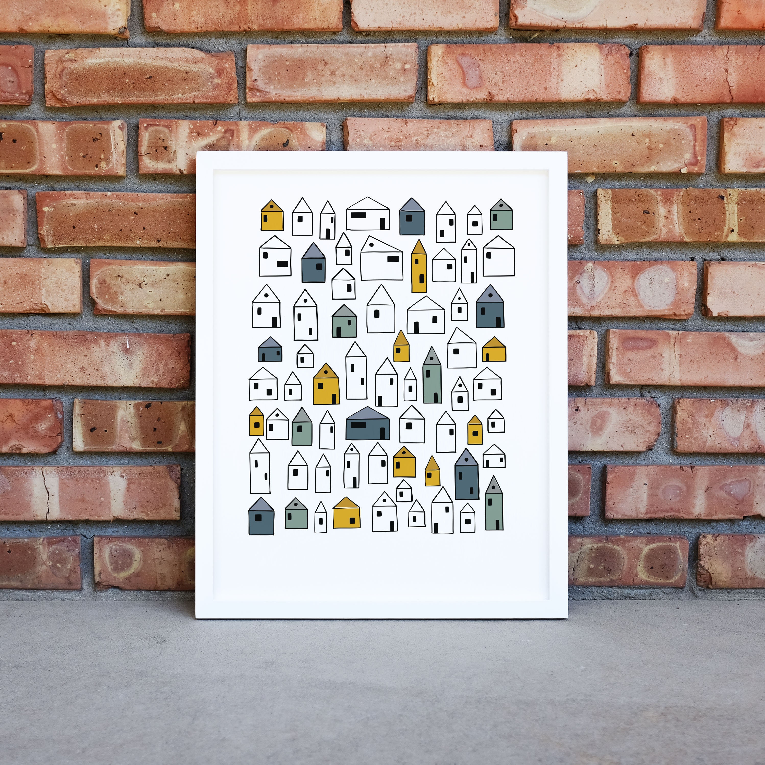 Personalised House Print, Little House Print House Warming Gift , New ...