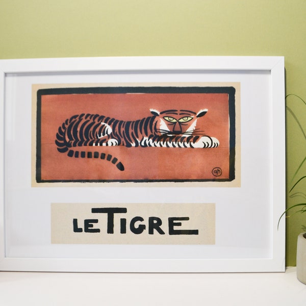 Framed Tiger Print - Etsy