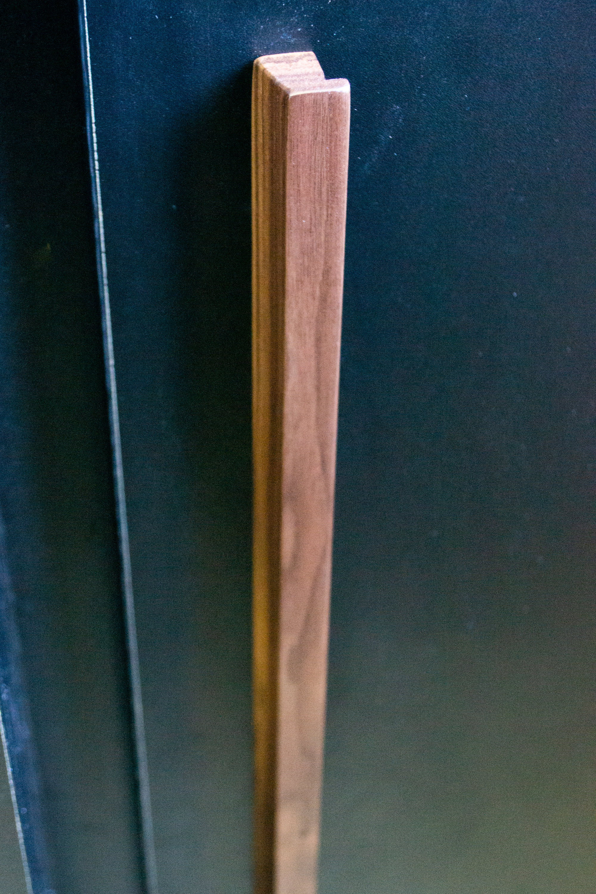 Handmade Walnut Wood Drawer Handles, Minimalist Modern Wood Drawer Pull ...