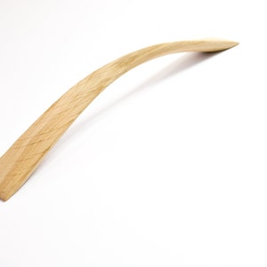 Twisted Oak Wood Drawer Handles, Minimalist Handle Modern Cabinet Pulls ...
