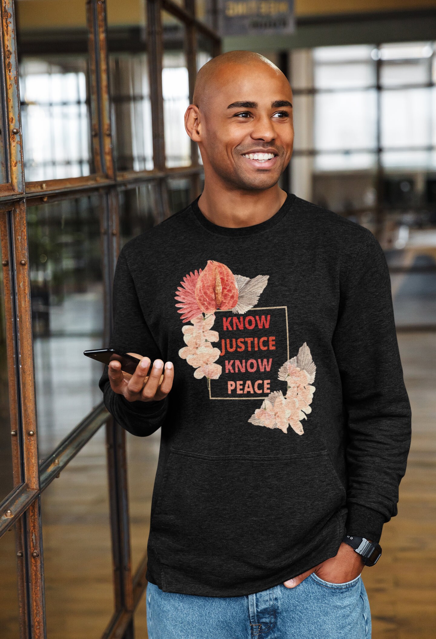 Black Lives Matter Activist Sweatshirt Fall Sweatshirt No | Etsy