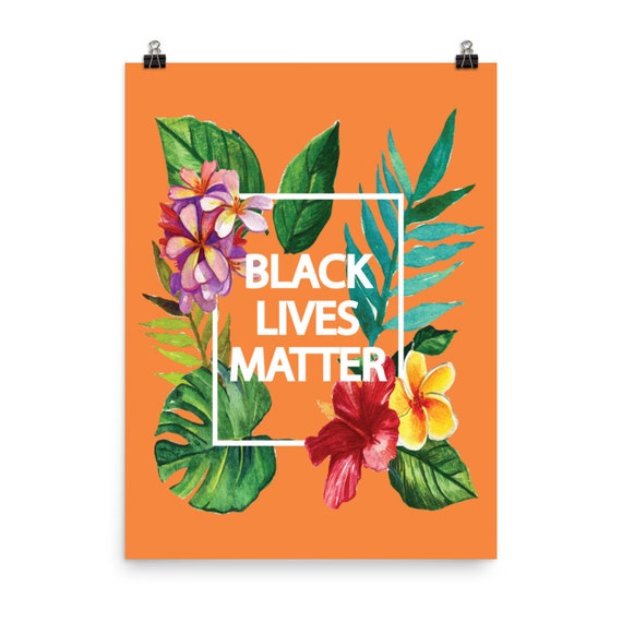 Black Lives Matter Poster Wall Art Guest Room Wall Decor | Etsy