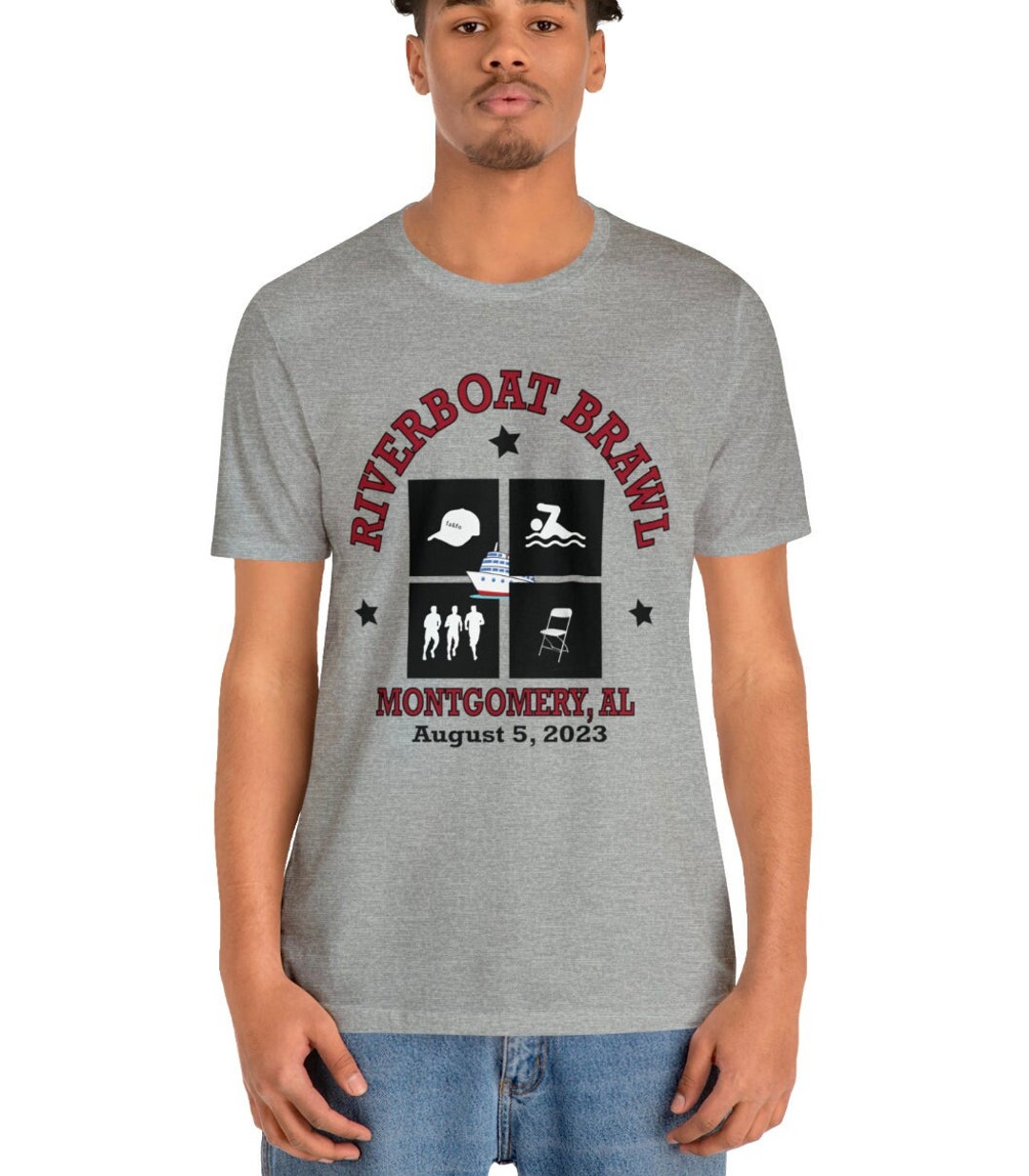 Alabama Riverboat Brawl Chair Montgomery Riverfront Fight Shirt Bama ...