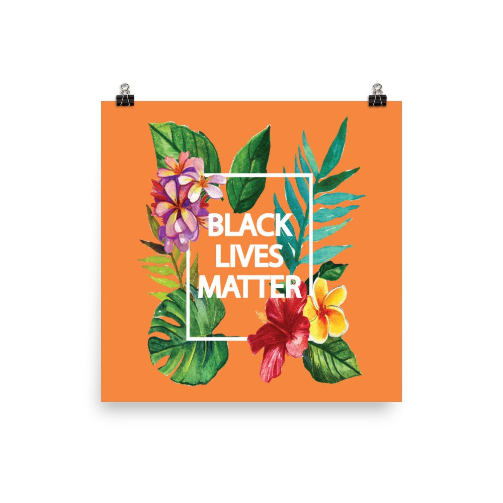 Black Lives Matter Poster Wall Art Guest Room Wall Decor - Etsy