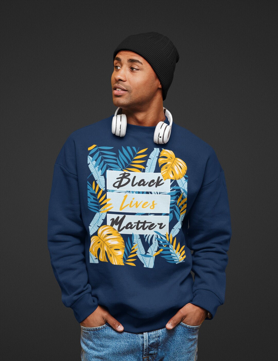 Black Lives Matter BLM Sweatshirt Equality Sweatshirt Botanical Shirt ...
